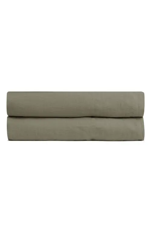 PARACHUTE Linen Fitted Sheet - Moss