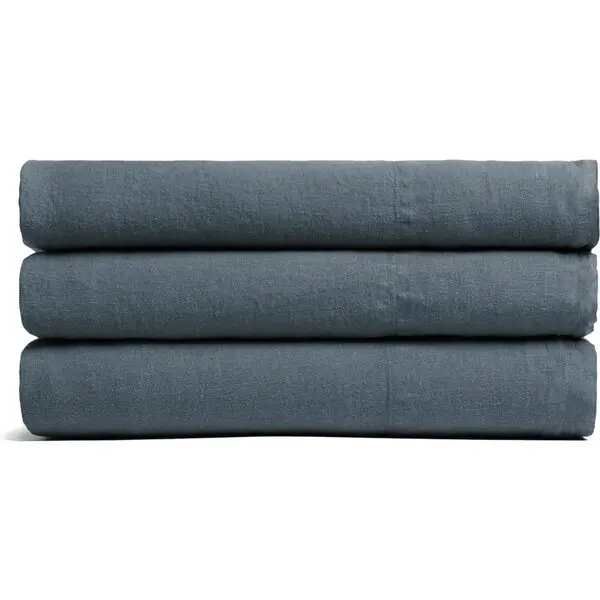 PARACHUTE Linen Flat Sheet - Dusk