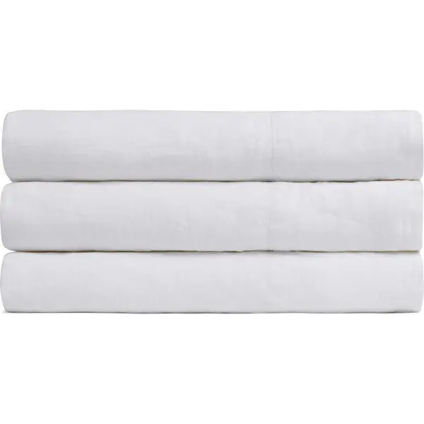 PARACHUTE Linen Flat Sheet - White