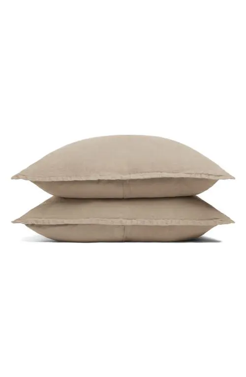 PARACHUTE Set Of 2 Linen Shams - Bone