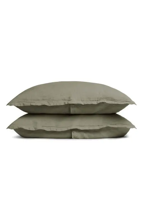 PARACHUTE Set Of 2 Linen Shams - Moss