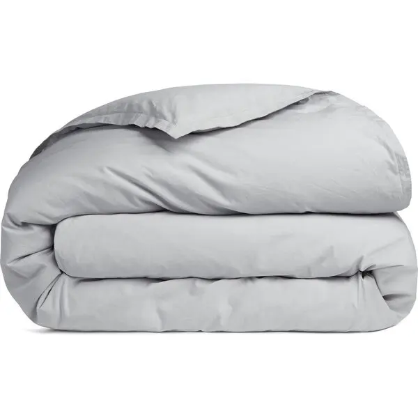 PARACHUTE Percale Duvet Cover - Light Grey
