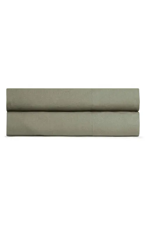 PARACHUTE Percale Fitted Sheet - Moss