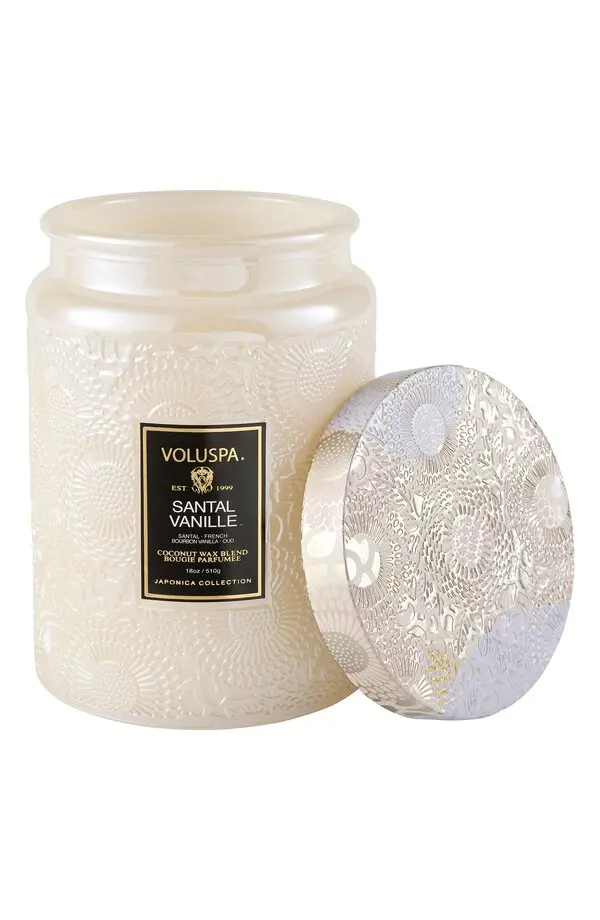 Voluspa Santal Vanille 3-wick Tin Candle - Santal Vanille Large Jar