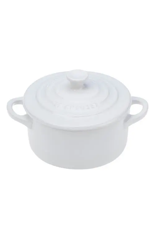 LE CREUSET Mini Round Baking Dish - White