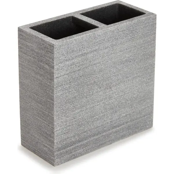 KASSATEX Faux Slate Toothbrush Holder - Grey