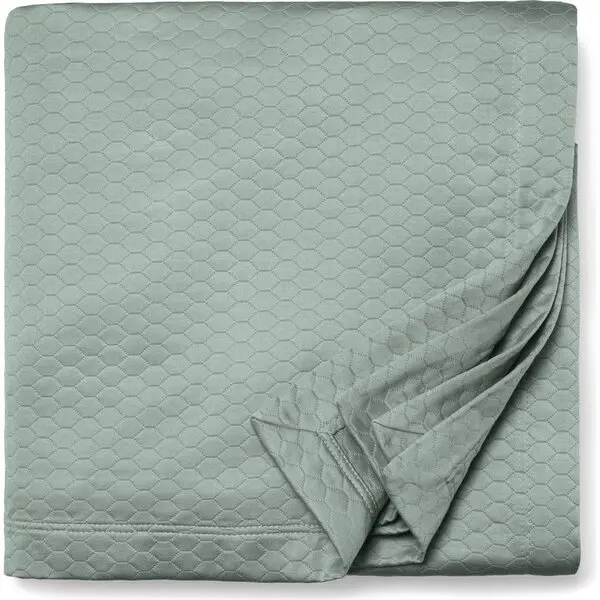 SFERRA Favo Coverlet - Seagreen