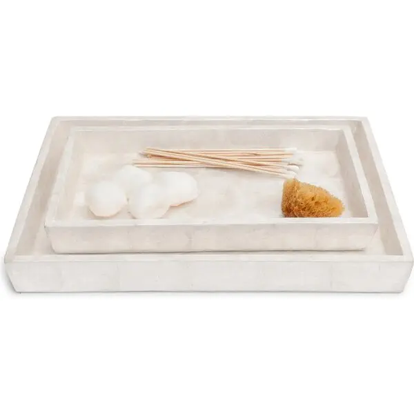 PIGEON AND POODLE Andria Nested Trays - Pearlized