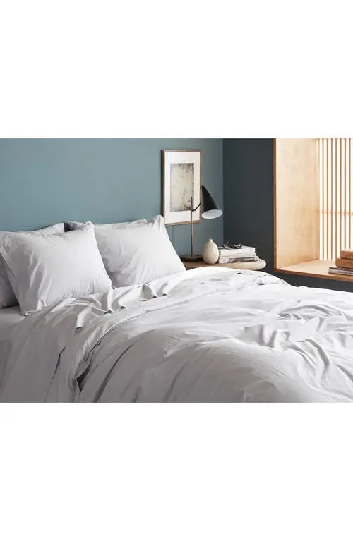 PARACHUTE Percale Top Sheet - Light Grey