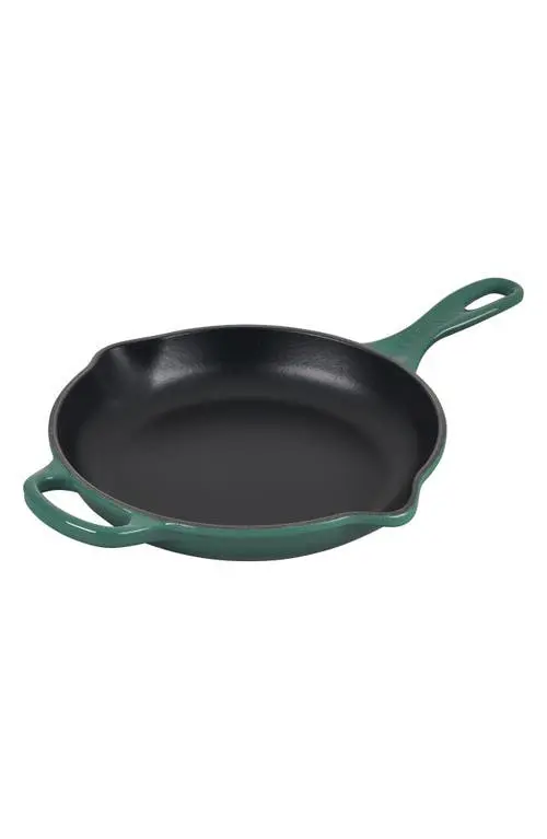 LE CREUSET Signature Handle 10 1/4 Inch Enamel Cast Iron Skillet - Artichaut