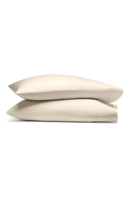 BOLL & BRANCH Set Of 2 Signature Hemmed Pillowcases - Natural