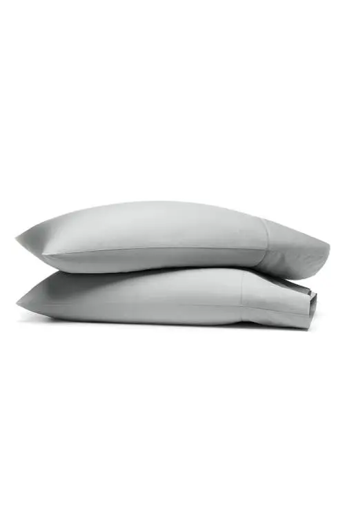 BOLL & BRANCH Set Of 2 Signature Hemmed Pillowcases - Shore