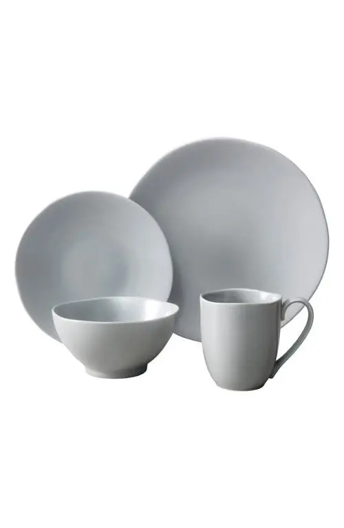 FORTESSA Heirloom Smoke 16-piece Dinnerware Set - Gray