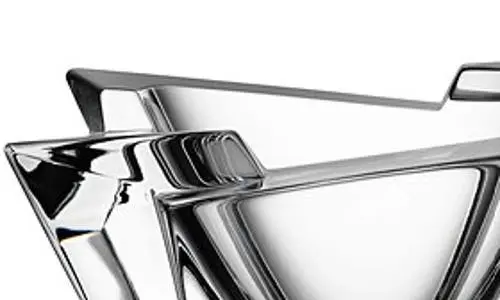 ORREFORS Glacial Lead Crystal Bowl