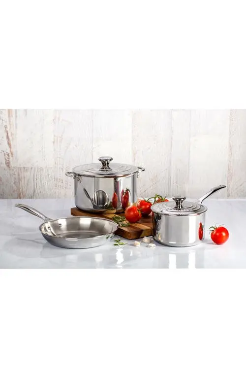 LE CREUSET 5-piece Stainless Steel Cookware Set