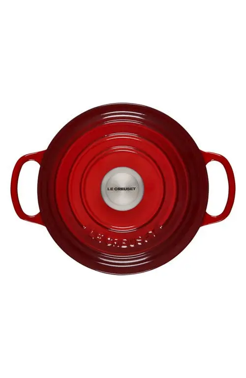 LE CREUSET Signature 2-quart Round Enameled Cast Iron Dutch Oven - Cerise