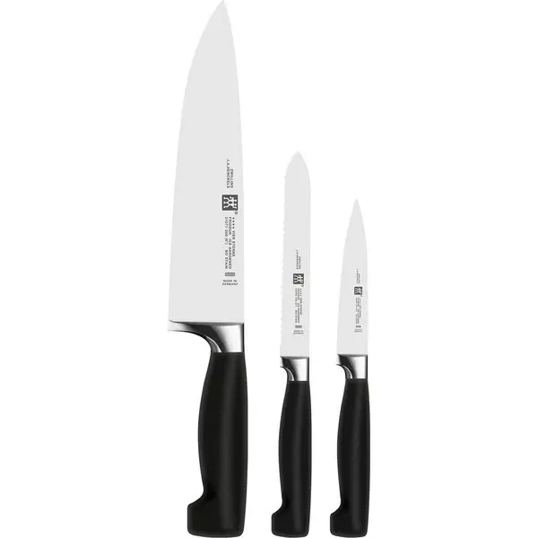 ZWILLING Four Star 3-piece Starter Knife Set - Stainless Steel