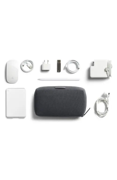 Bellroy Water Resistant Recycled Polyester & Recycled Nylon Tech Case - Black