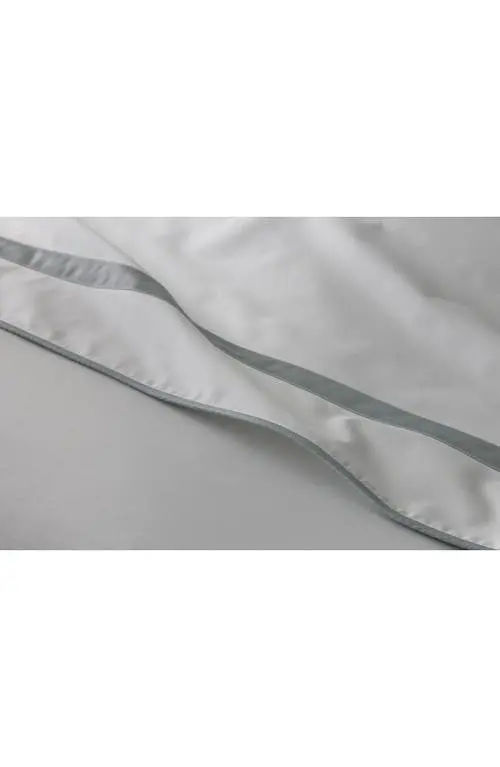 MATOUK Louise 500 Thread Flat Sheet - Navy