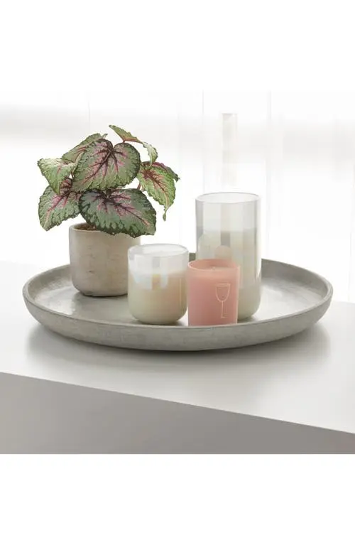 VIETRI Hibiscus Bud Vase - Amber