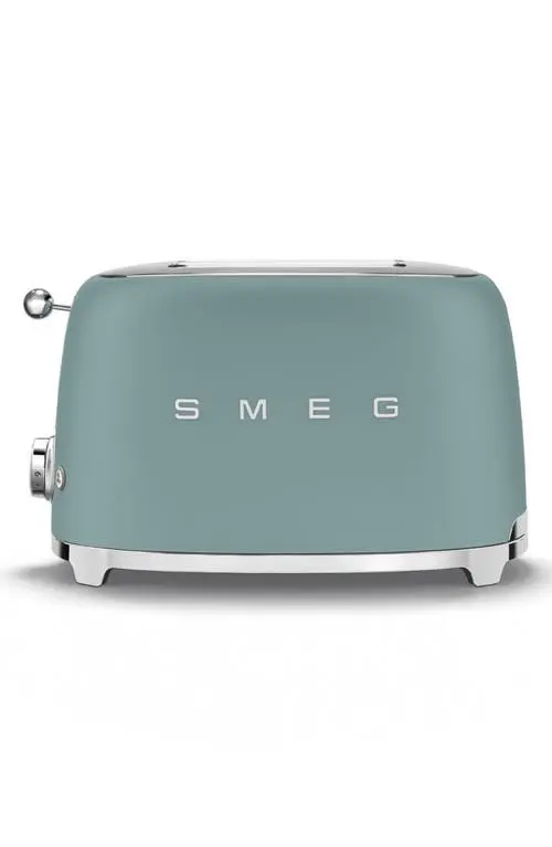 SMEG 50s Retro Style Two-slice Toaster - Matte Jade