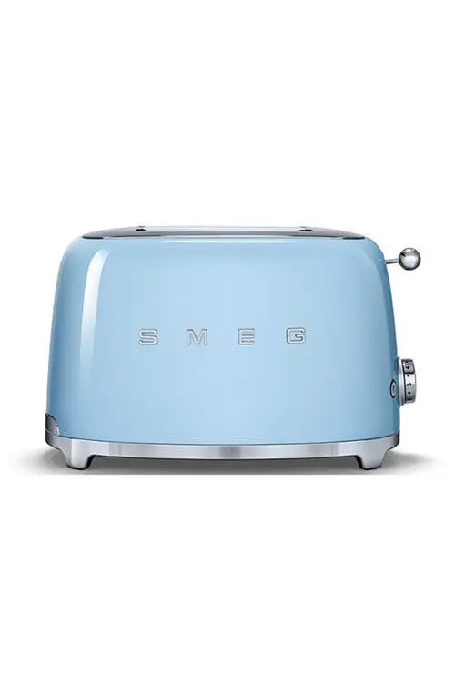 SMEG 50s Retro Style Two-slice Toaster - Pastel Blue