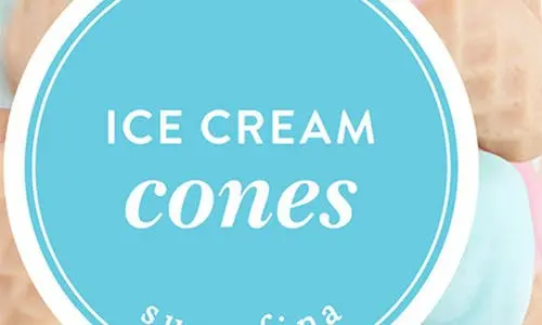 SUGARFINA Ice Cream Cones Set Of 4 Candy Cubes