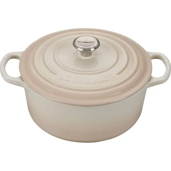 LE CREUSET 3 1/2-quart Signature Round Enamel Cast Iron French/dutch Oven - Meringue