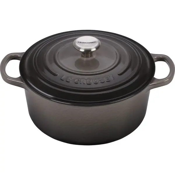 LE CREUSET 3 1/2-quart Signature Round Enamel Cast Iron French/dutch Oven - Oyster