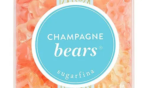 SUGARFINA Champagne Bears Set Of 4 Candy Cubes
