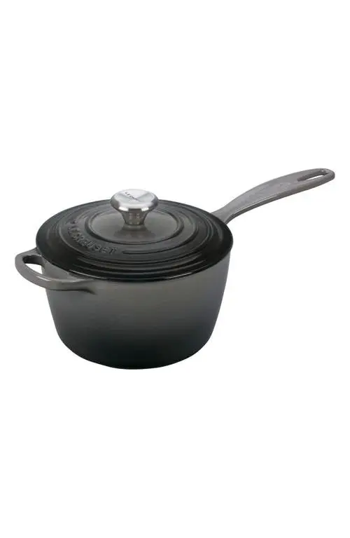 LE CREUSET Signature 2.25-quart Enameled Cast Iron Saucepan - Oyster