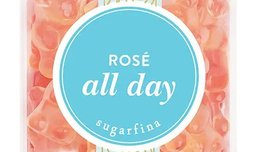 SUGARFINA Rosé All Day Bear Set Of 4 Candy Cubes