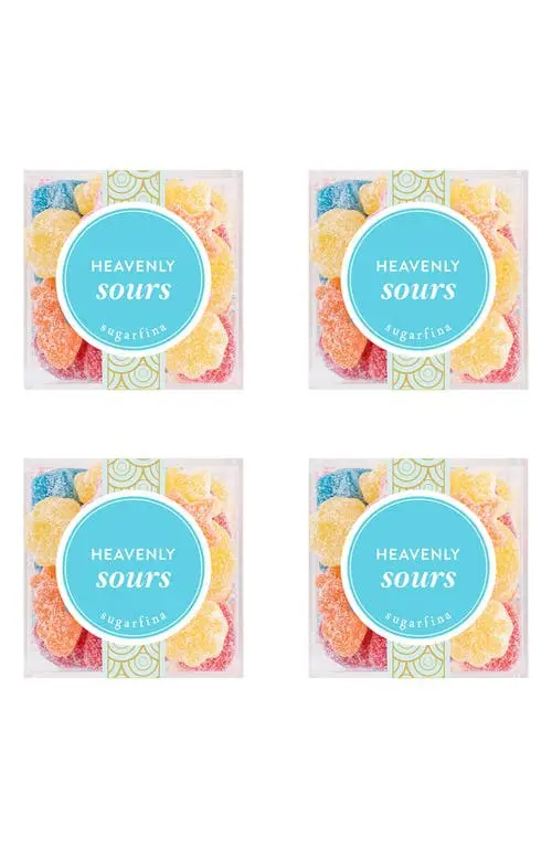 SUGARFINA Heavenly Sours Set Of 4 Candy Cubes - Blue