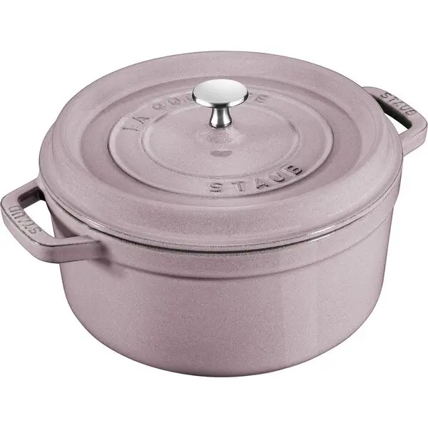 STAUB 7-quart Enameled Cast Iron Dutch Oven - Lilac