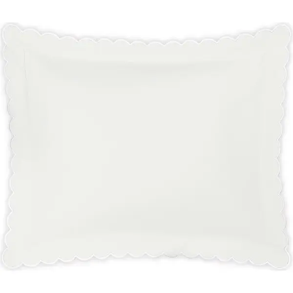 MATOUK Diamond Piqué Sham - Bone