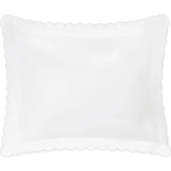 MATOUK Diamond Piqué Sham - White