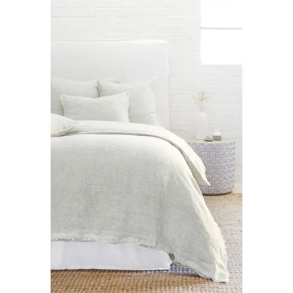 POM POM AT HOME Logan Duvet Cover - Olive