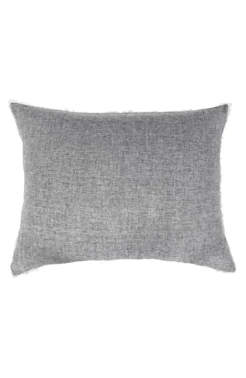 POM POM AT HOME Large Logan Accent Pillow - Charcoal