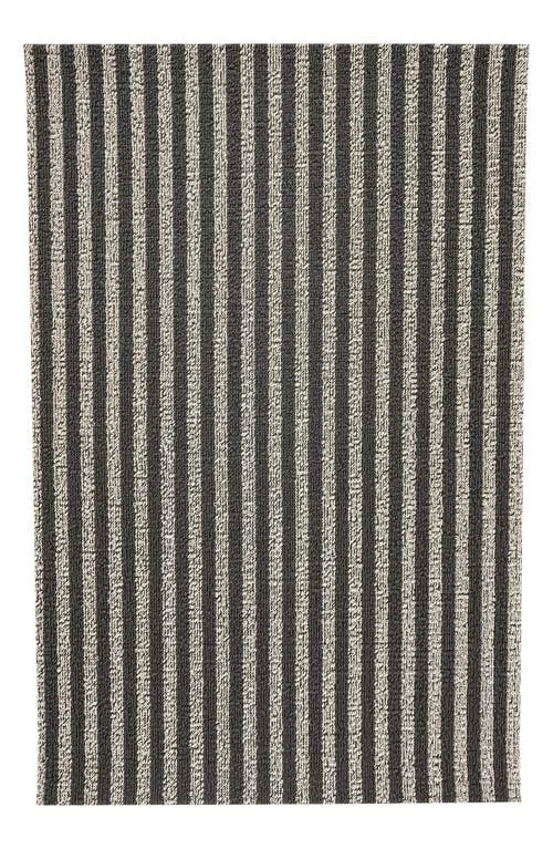 CHILEWICH Breton Stripe Door Mat - Gravel