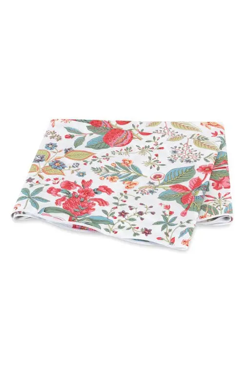 MATOUK Pomegranate Flat Sheet - Pink Coral