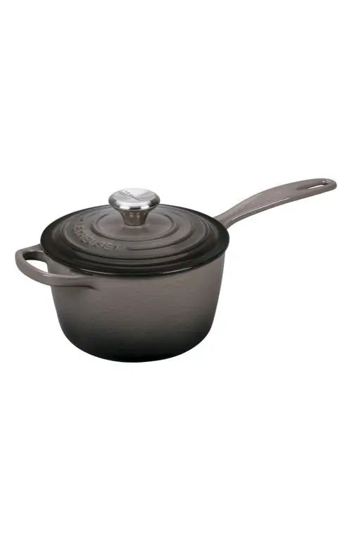LE CREUSET Signature 1.75-quart Enameled Cast Iron Saucepan - Oyster