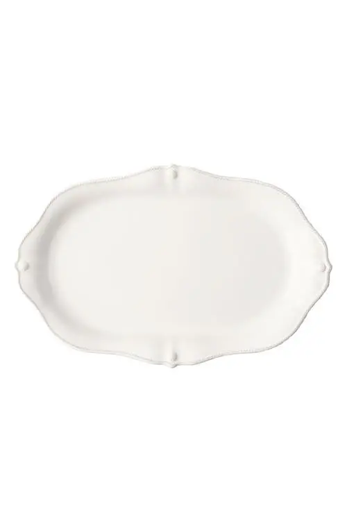 JULISKA Berry & Thread Scalloped Platter - Whitewash