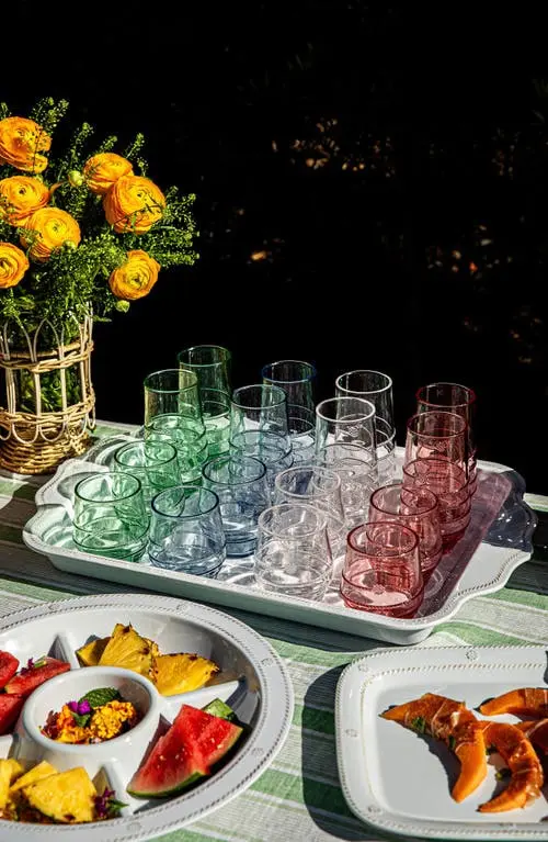 JULISKA Berry And Thread Rectangular Melamine Serving Tray