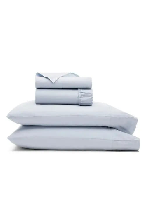 BOLL & BRANCH Percale Hemmed Sheet Set - Hydrangea