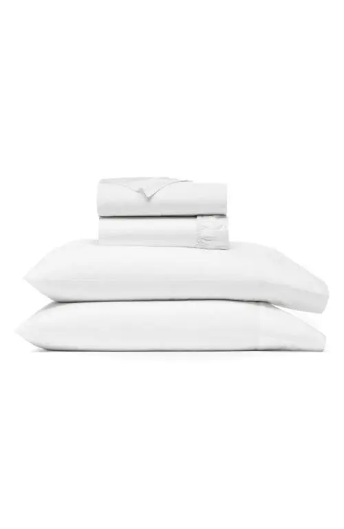 BOLL & BRANCH Percale Hemmed Sheet Set - White