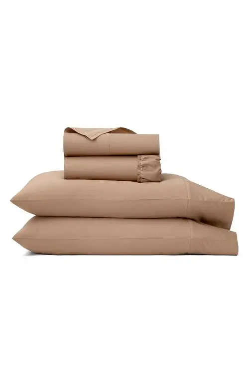 BOLL & BRANCH Signature Hemmed Sheet Set - Camel