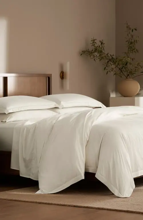 BOLL & BRANCH Signature Hemmed Sheet Set - Cream