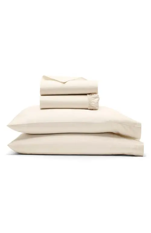 BOLL & BRANCH Signature Hemmed Sheet Set - Natural