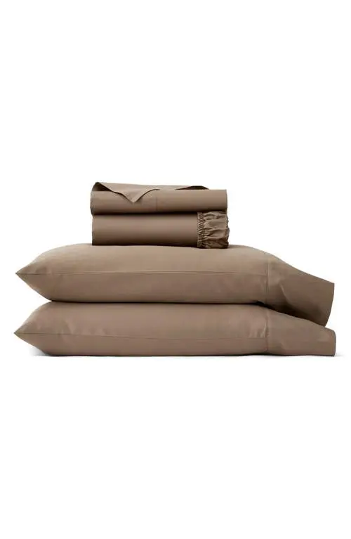 BOLL & BRANCH Signature Hemmed Sheet Set - Walnut