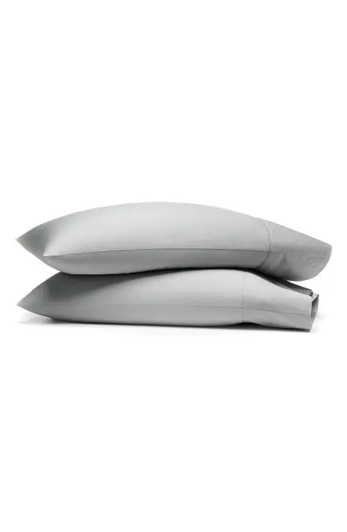 BOLL & BRANCH Set Of 2 Percale Hemmed Pillowcases - Shore